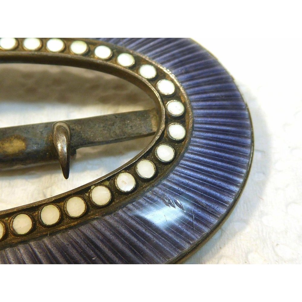 Antique Signed David Andersen Sterling Silver Purple … - Gem